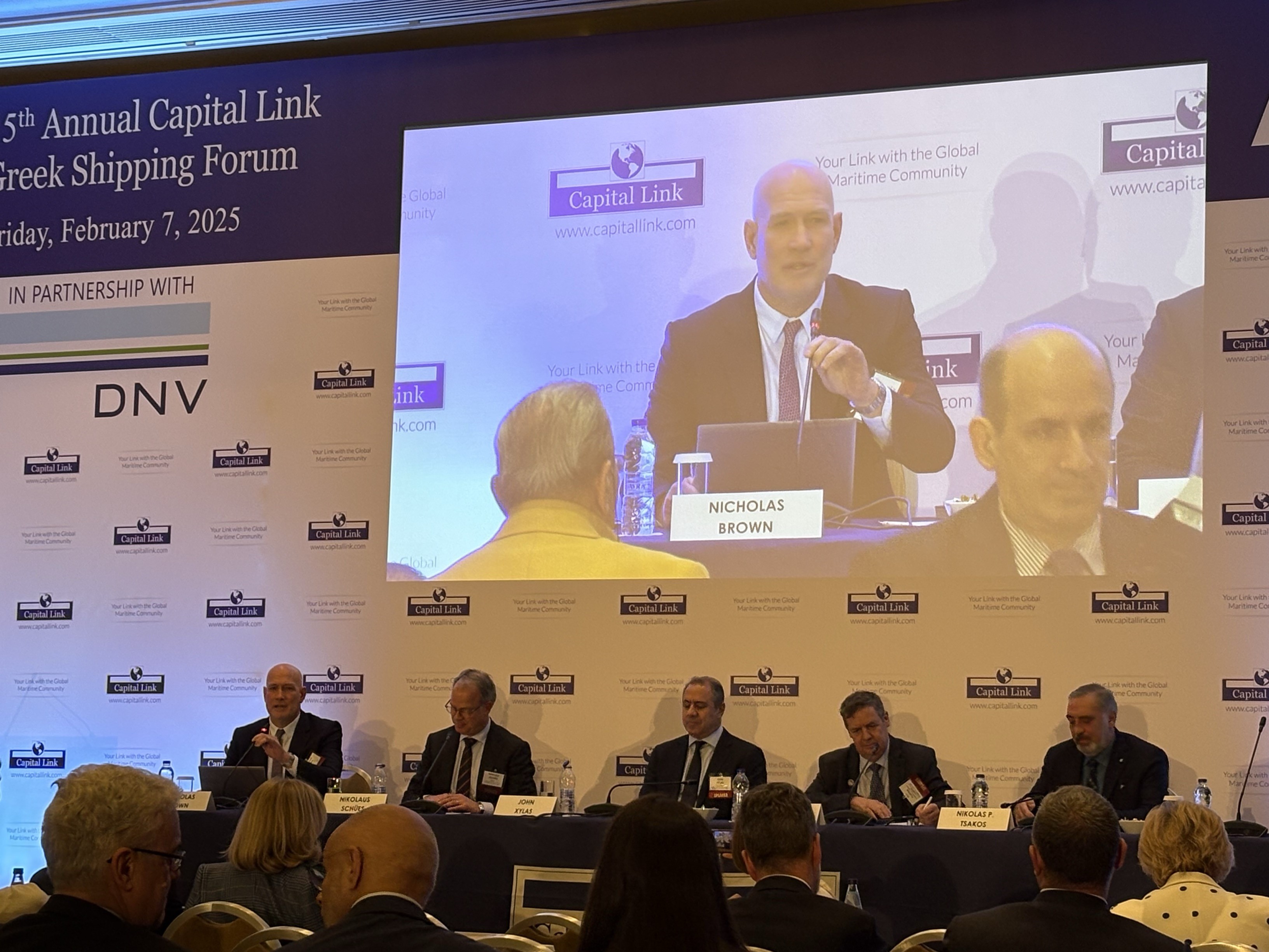 15th Annual Capital Link Greek Shipping Forum | Bureau Veritas Hellas
